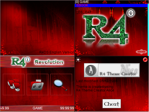 Grillo's freak place: Tutorial: Skins para menú de R4i.